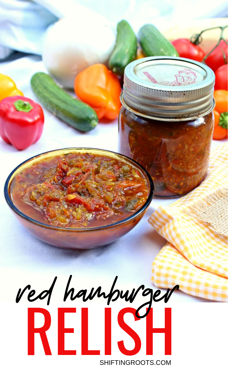 Red Hamburger Relish: The Perfect Topping for Hamburgers and Hotdogs ...