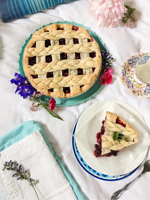 Saskatoon Berry Pie | Shifting Roots